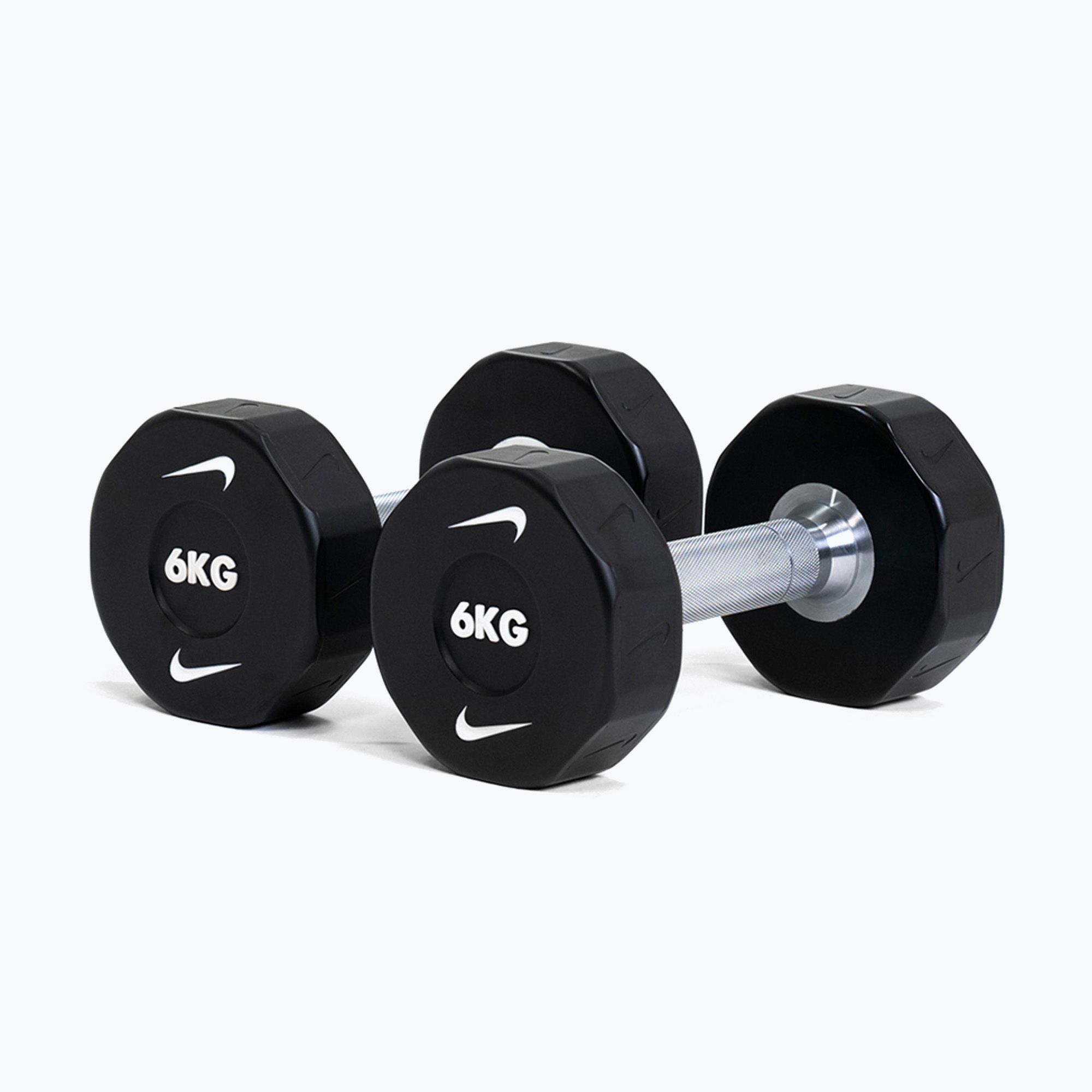 Chromovaná činka Nike Strength Pro Urethane Dumbbell 16 kg black/white ...