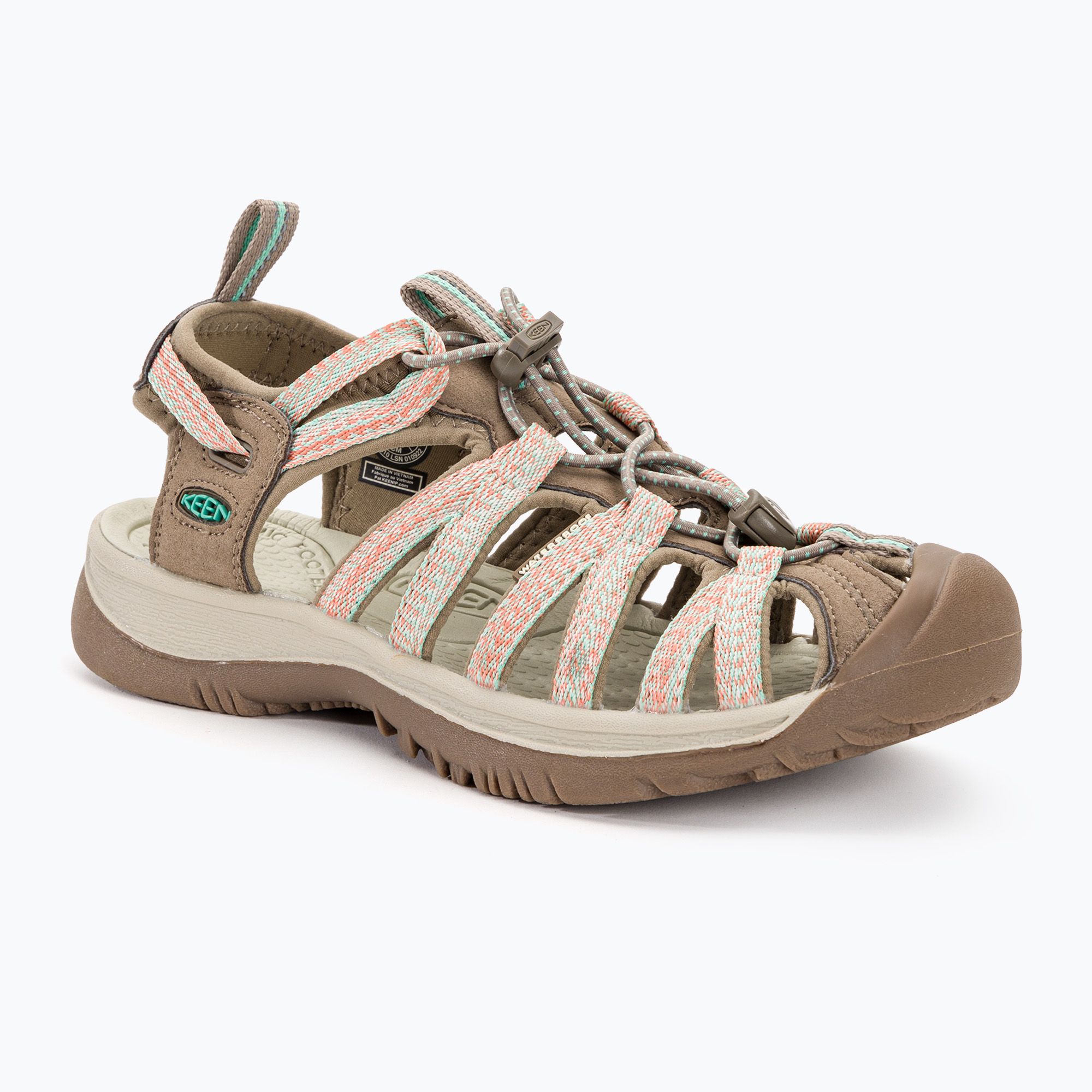 Dámské trekové sandály KEEN Whisper traupe/coral (1022810) - Sportano.cz