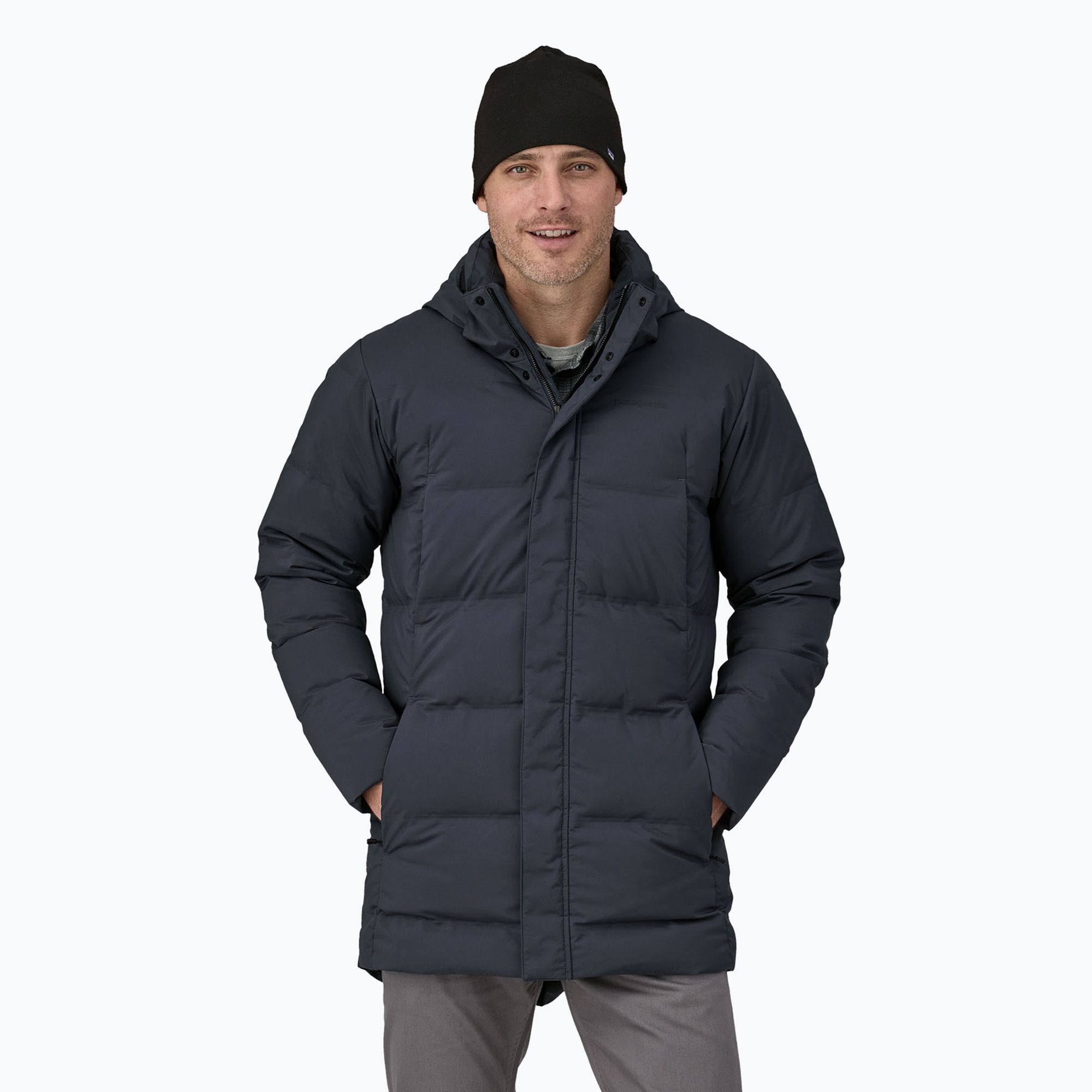 Pánský péřový kabát Patagonia Jackson Glacier Parka smolder blue (27910 ...