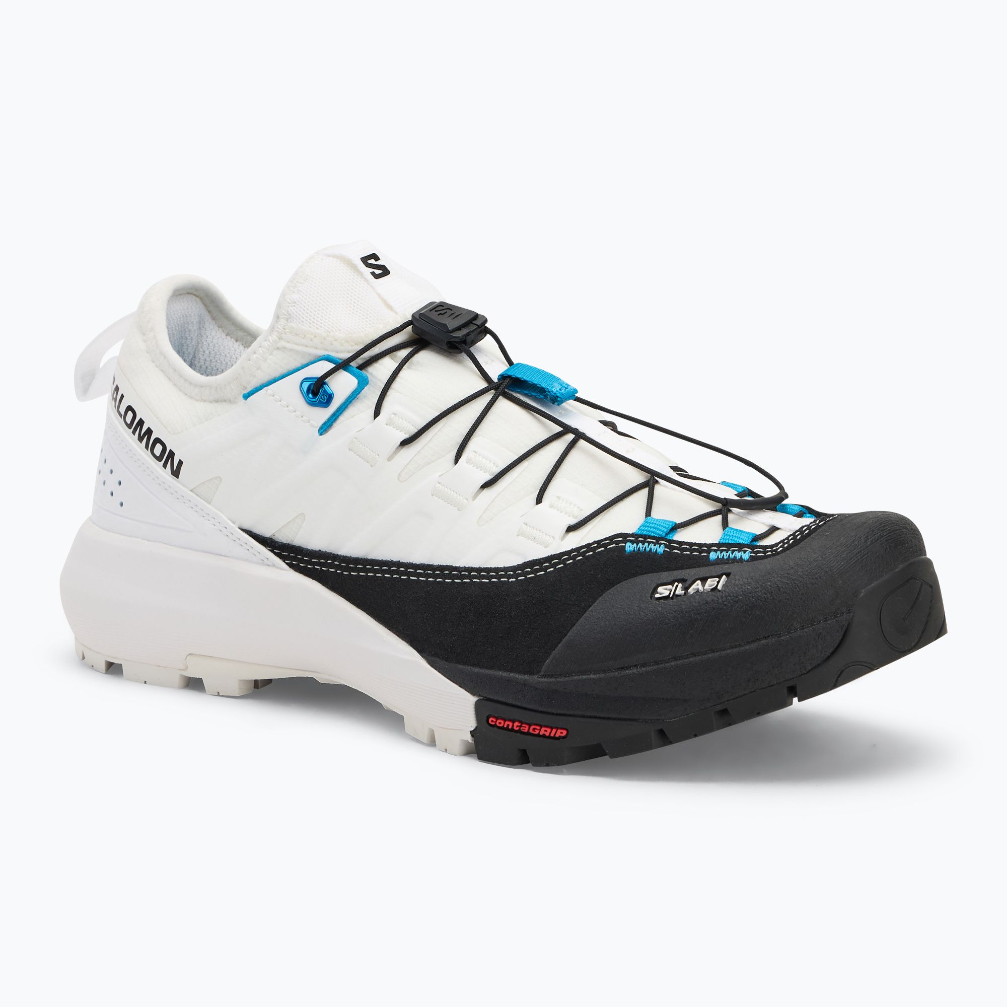 Turistické boty Salomon S/LAB Alpinway white/black/transcend blue ...