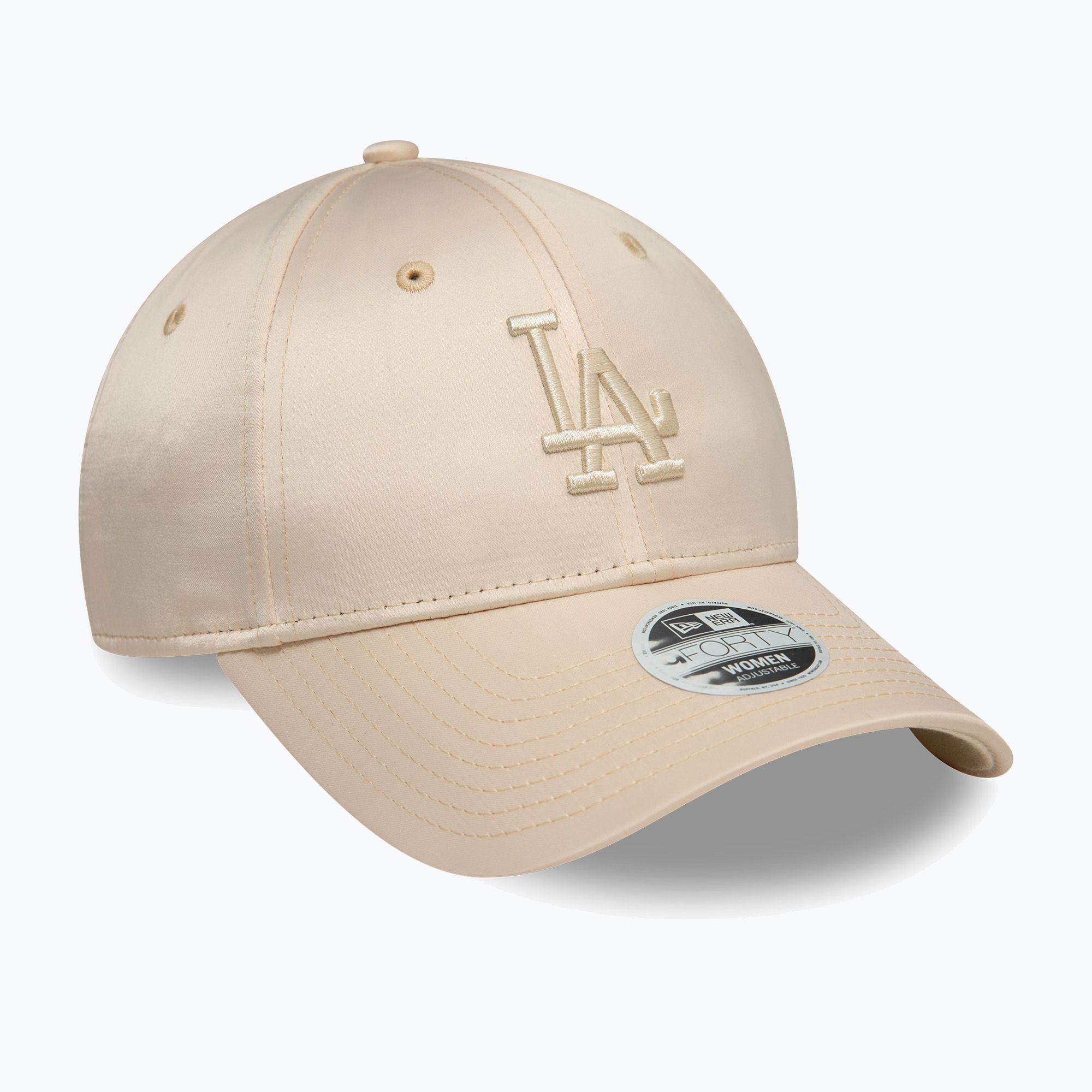 Kšiltovka New Era Satin 9Forty Los Angeles Dodgers light beige ...