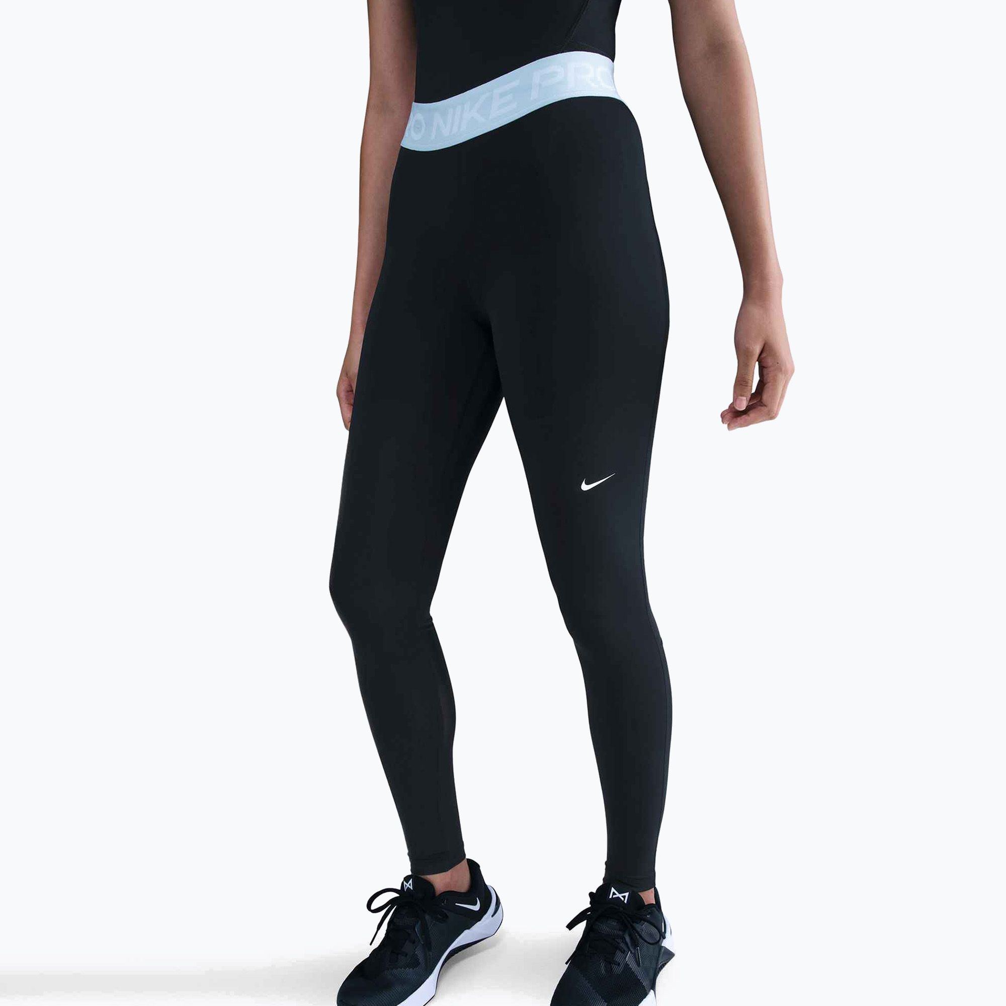 Dámské legíny Nike Pro 365 Tight black/celestine blue/white (CZ9779-030) - Sportano.cz