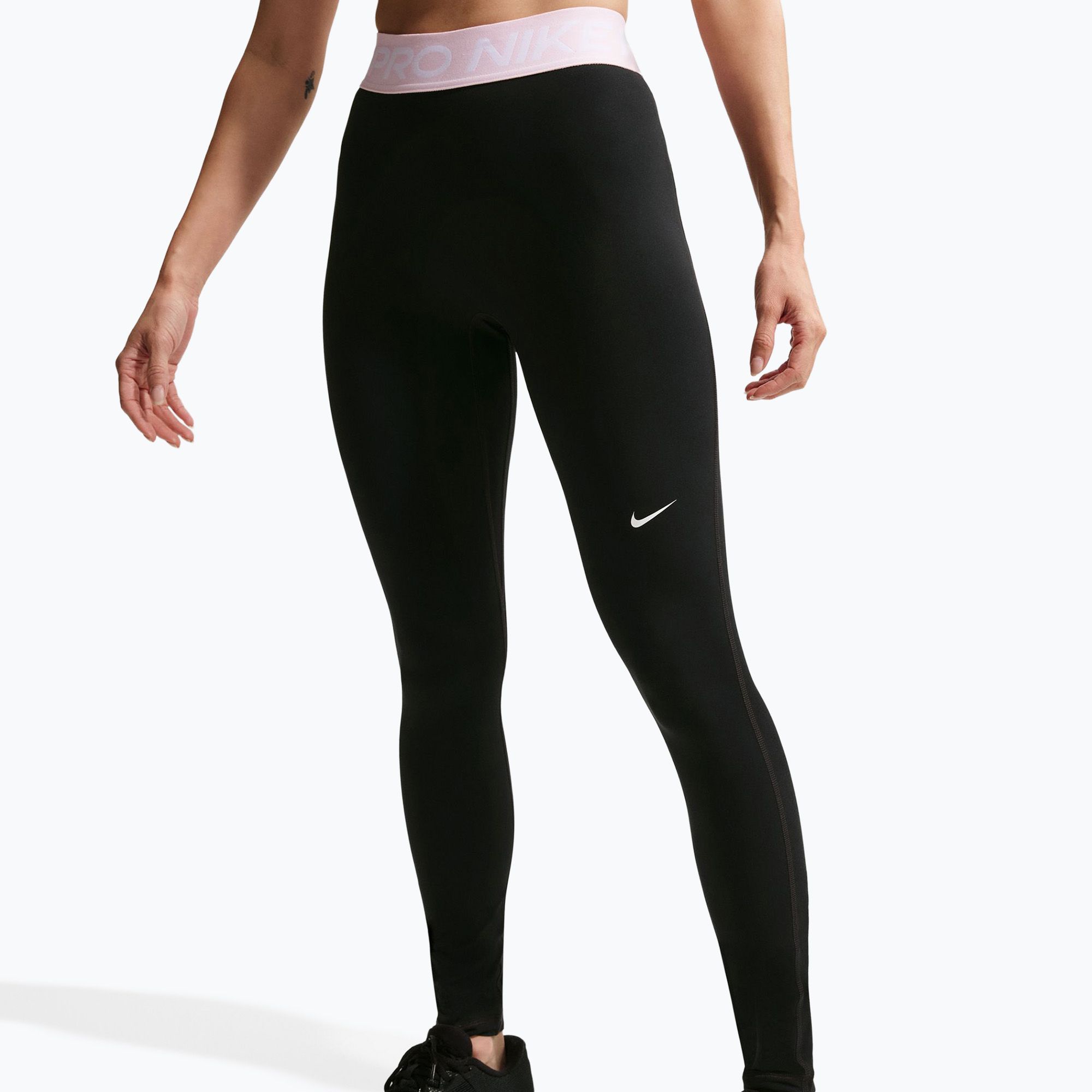 Dámské legíny Nike Pro Mid-Rise Full black/white (IQ0886-010) - Sportano.cz