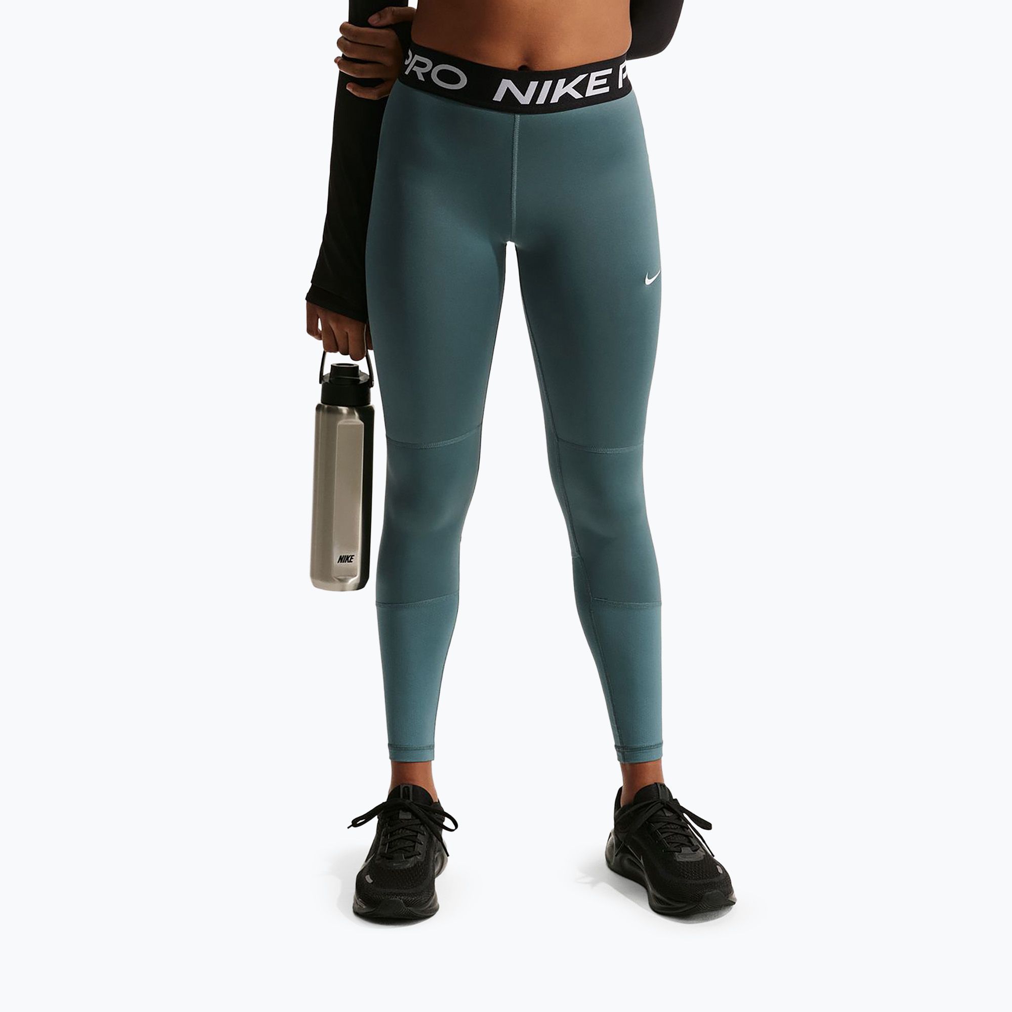Dětské legíny Nike Pro Dri-FIT fir/black/white (DA1028-323) - Sportano.cz