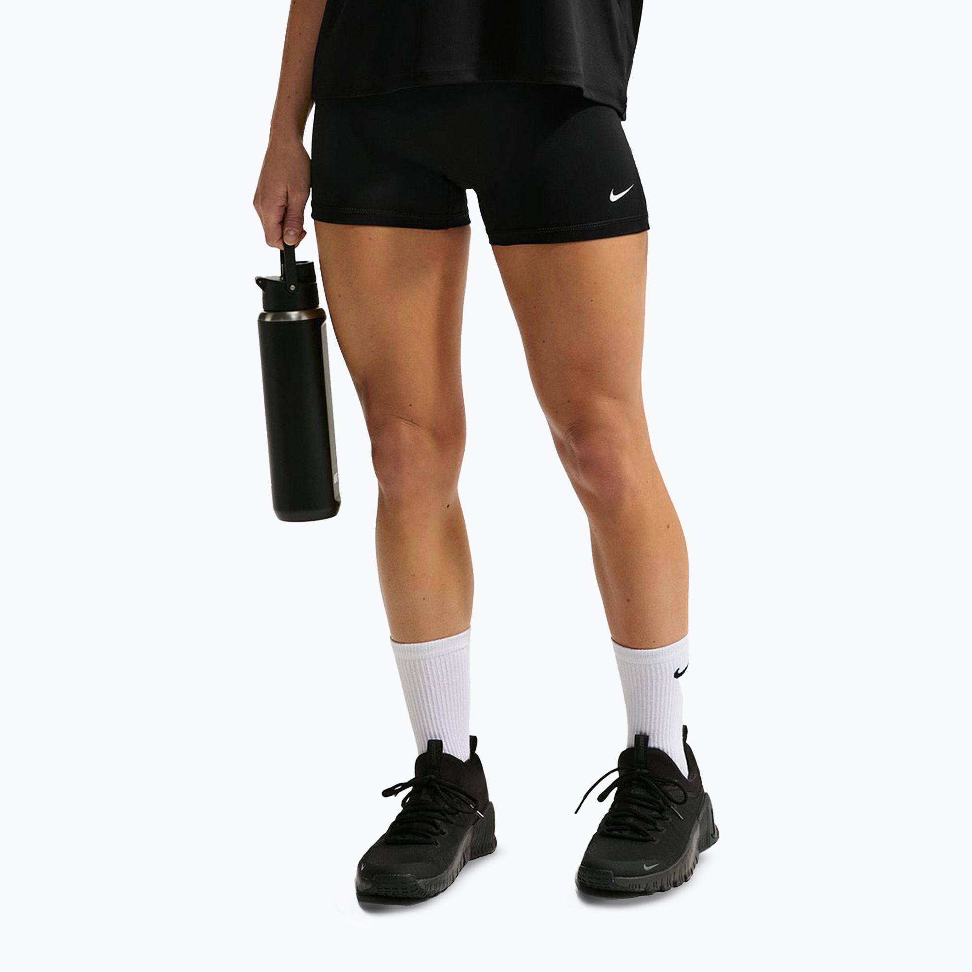 Dámské šortky Nike Pro Mid-Rise Biker 3" black/university gold/white ...