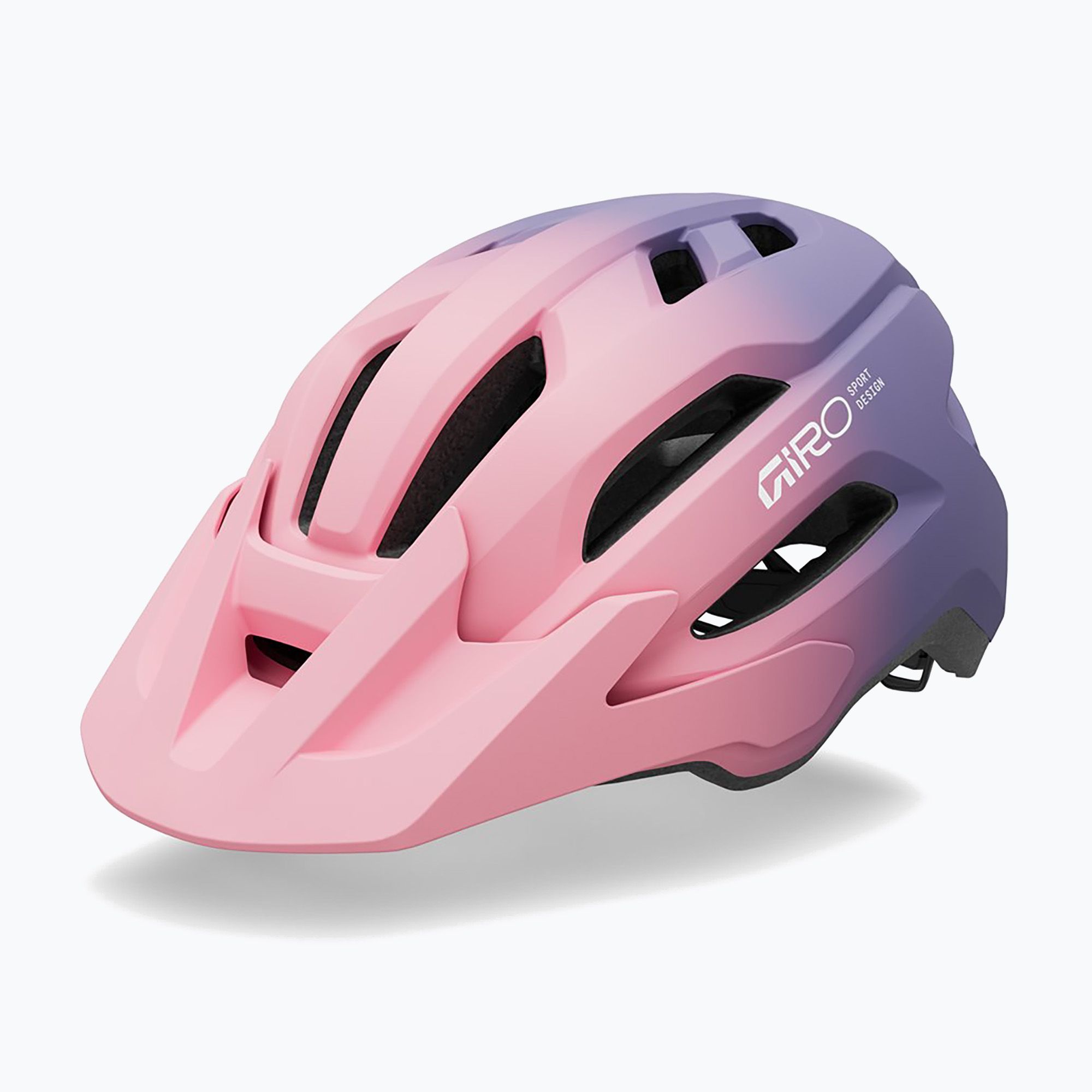Dětská cyklistická helma Giro Fixture II MIPS matte light pink/purple ...