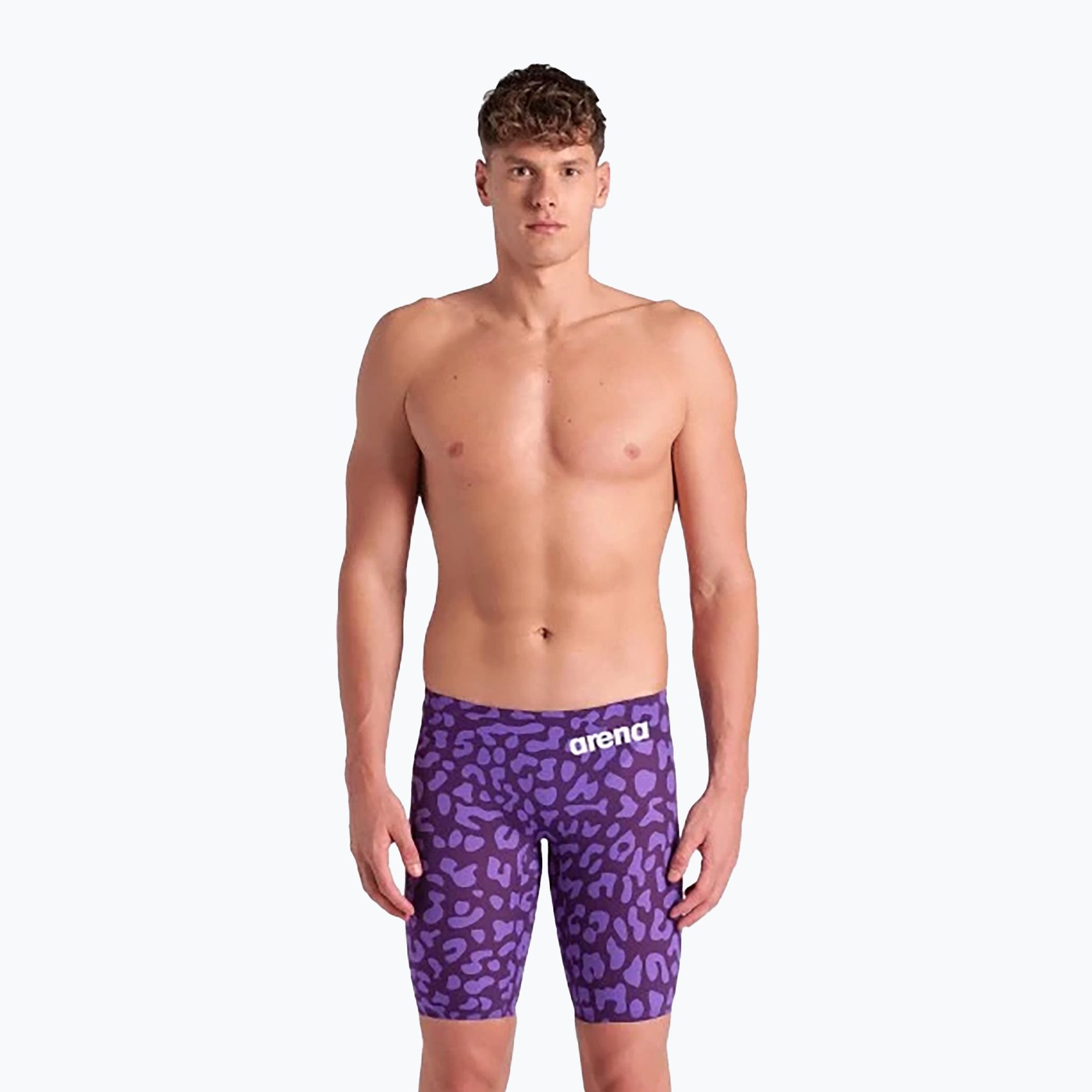 Pánské plavky Arena Powerskin Carbon Air2 LE Jammer leopard violet ...