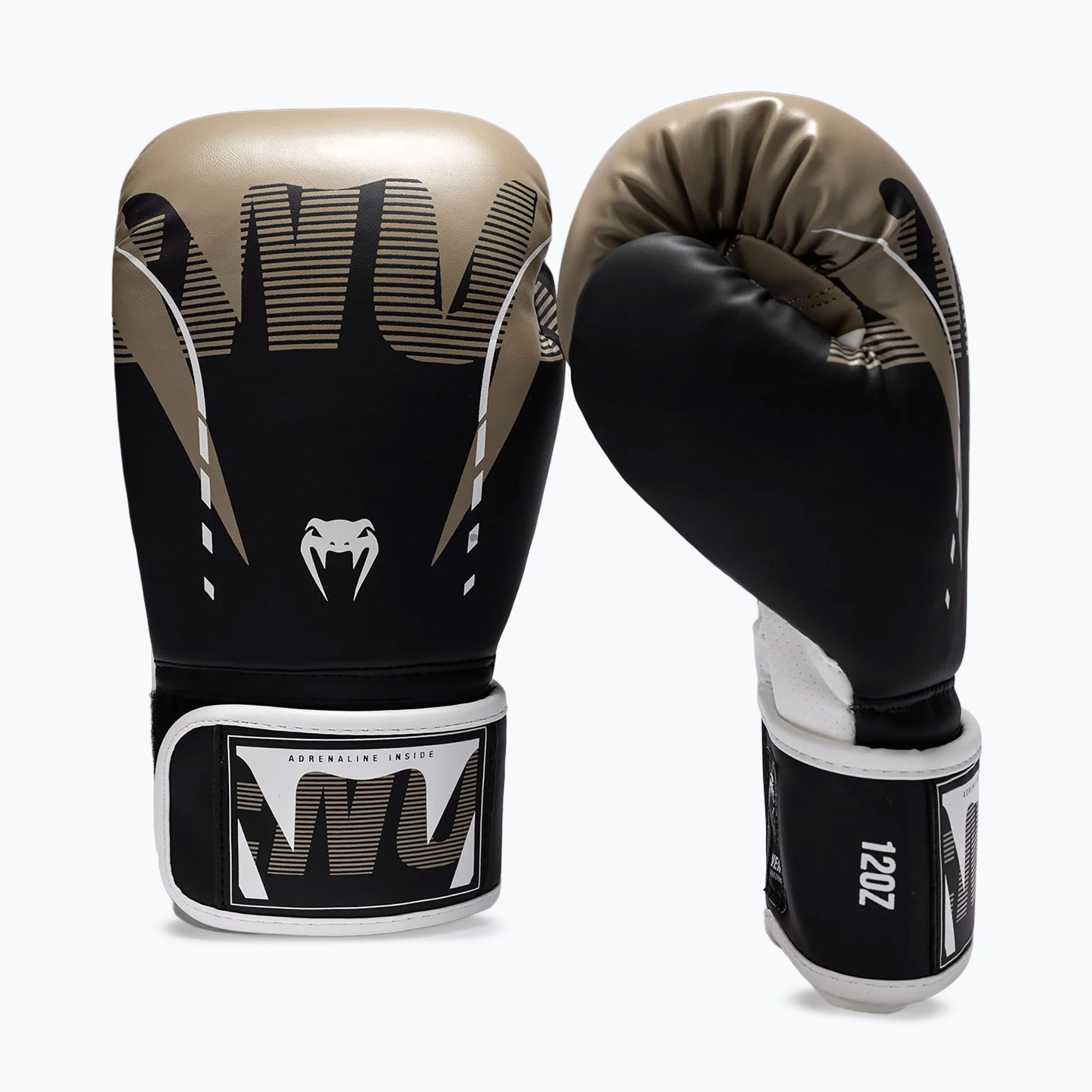Boxerské rukavice Venum Adrenaline Boxing black/sand (VENUM-05181-129 ...