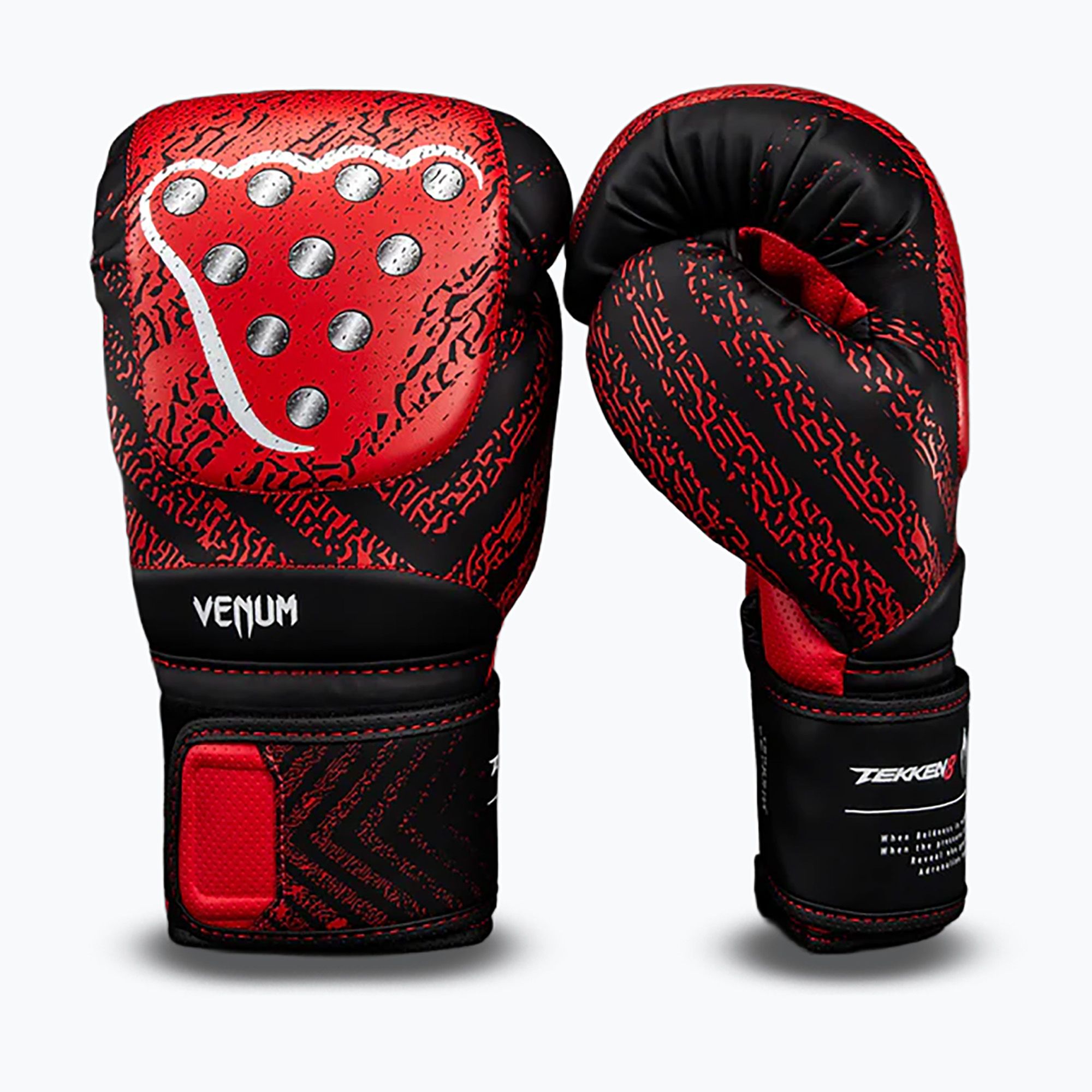 Boxerské rukavice Venum x TEKKEN 8 Kazuya Boxing red/black (VENUM-06221 ...