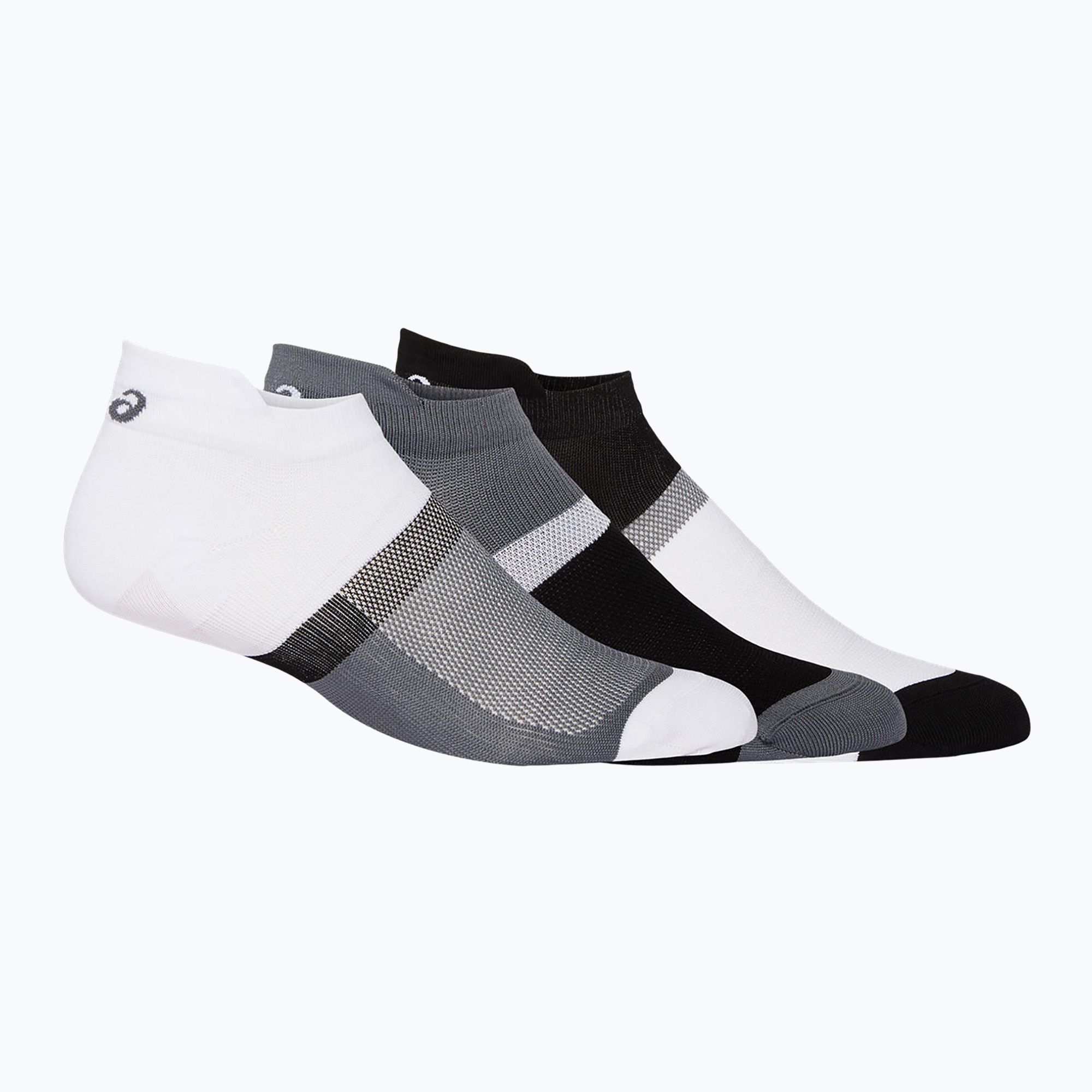 Běžecké ponožky ASICS Color Block Ankle 3 páry performance black ...