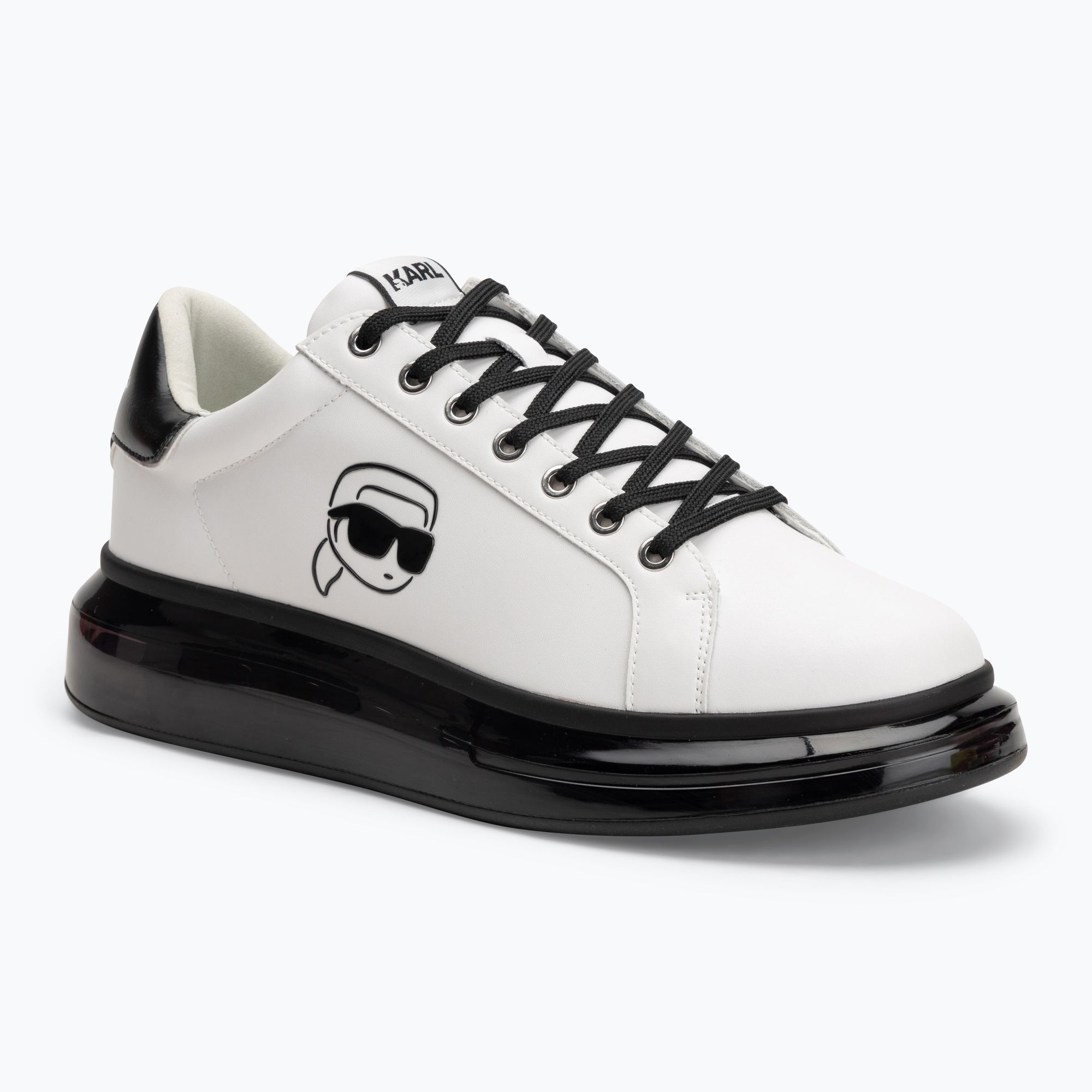 Pánské boty KARL LAGERFELD Kapri Kushion Outline Nft white leather w ...