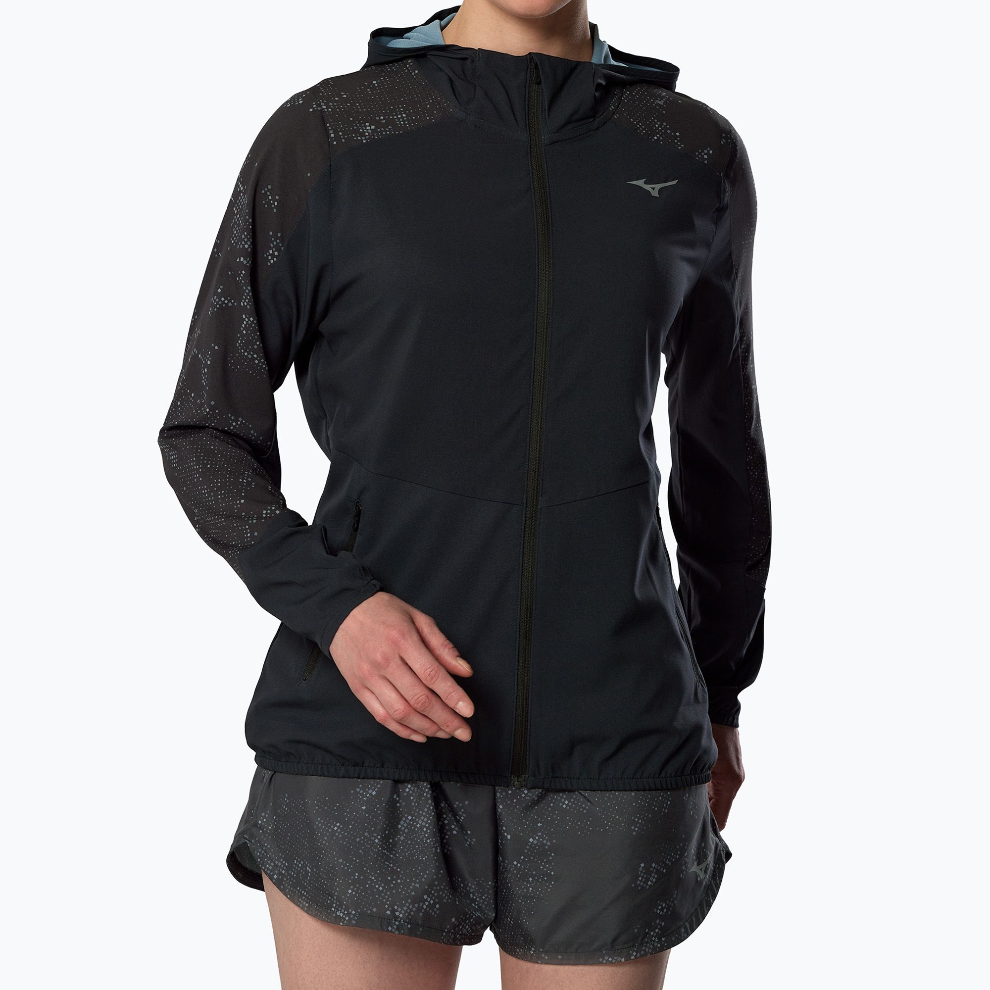Dámská běžecká bunda Mizuno Active Alpha Hooded pinkesque (J2GED20164 ...