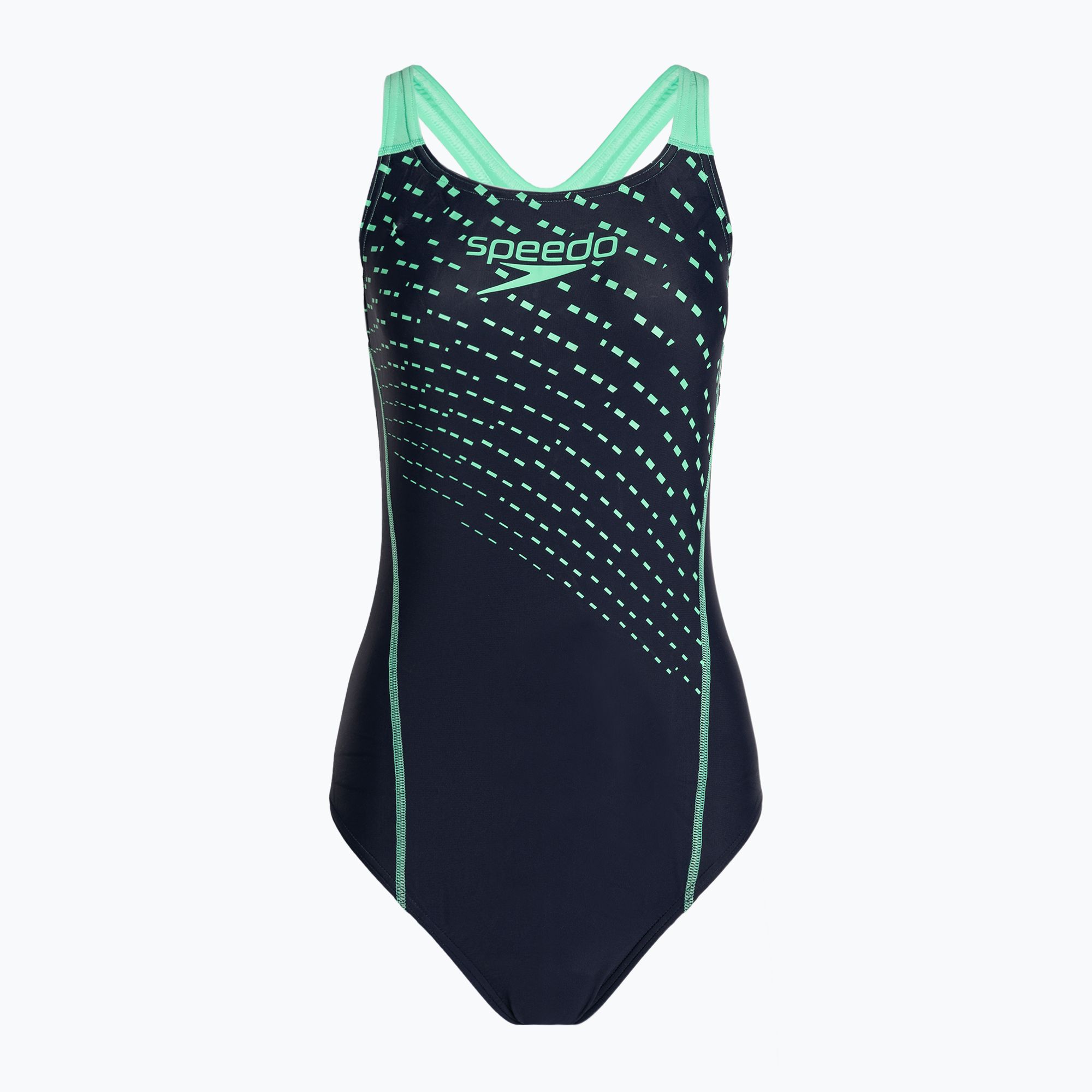 Speedo Medley Logo 1 Piece dámské plavky navy/green (8-1347415663 ...