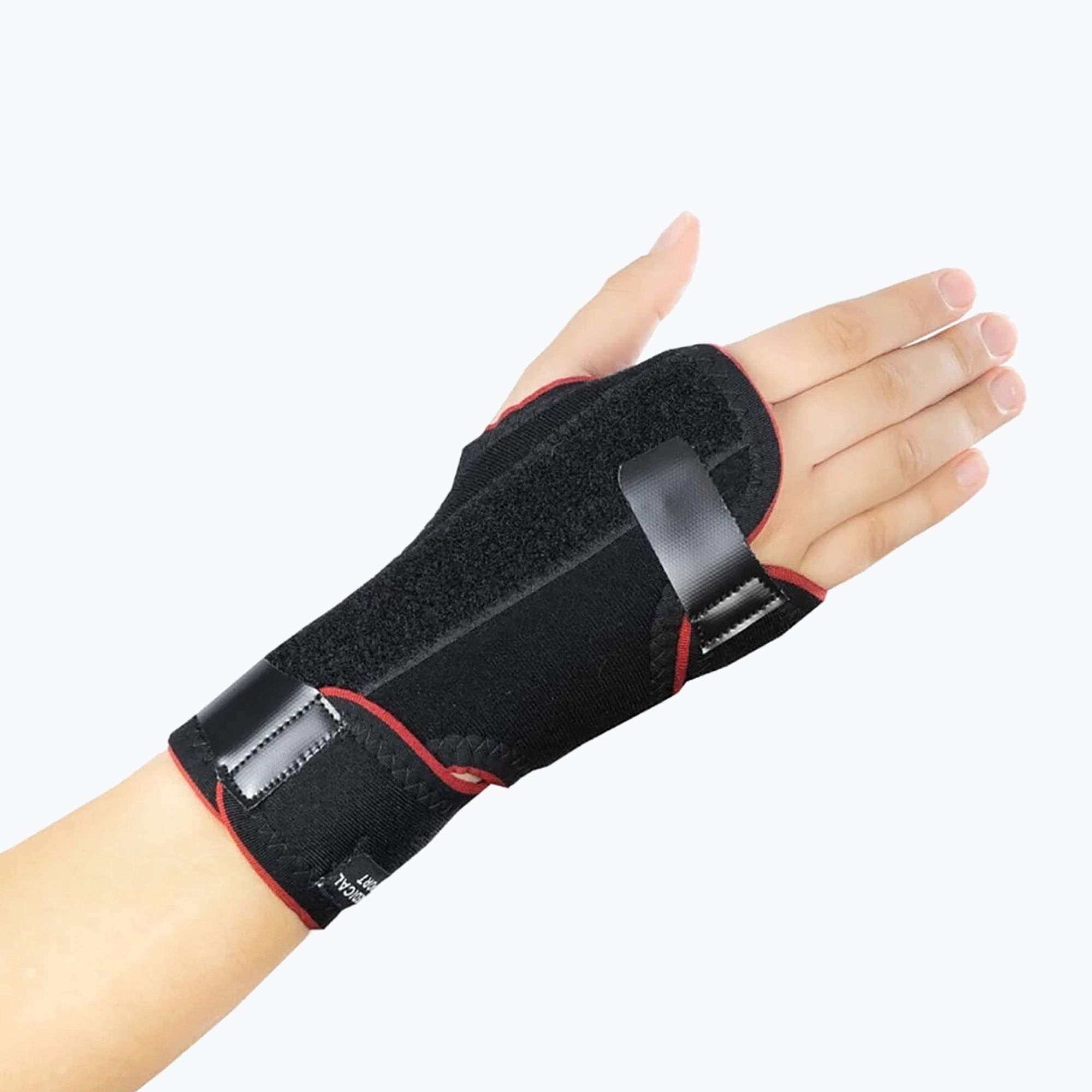 Ortéza na zápěstí MSupport Red black (MSR 390) - Sportano.cz