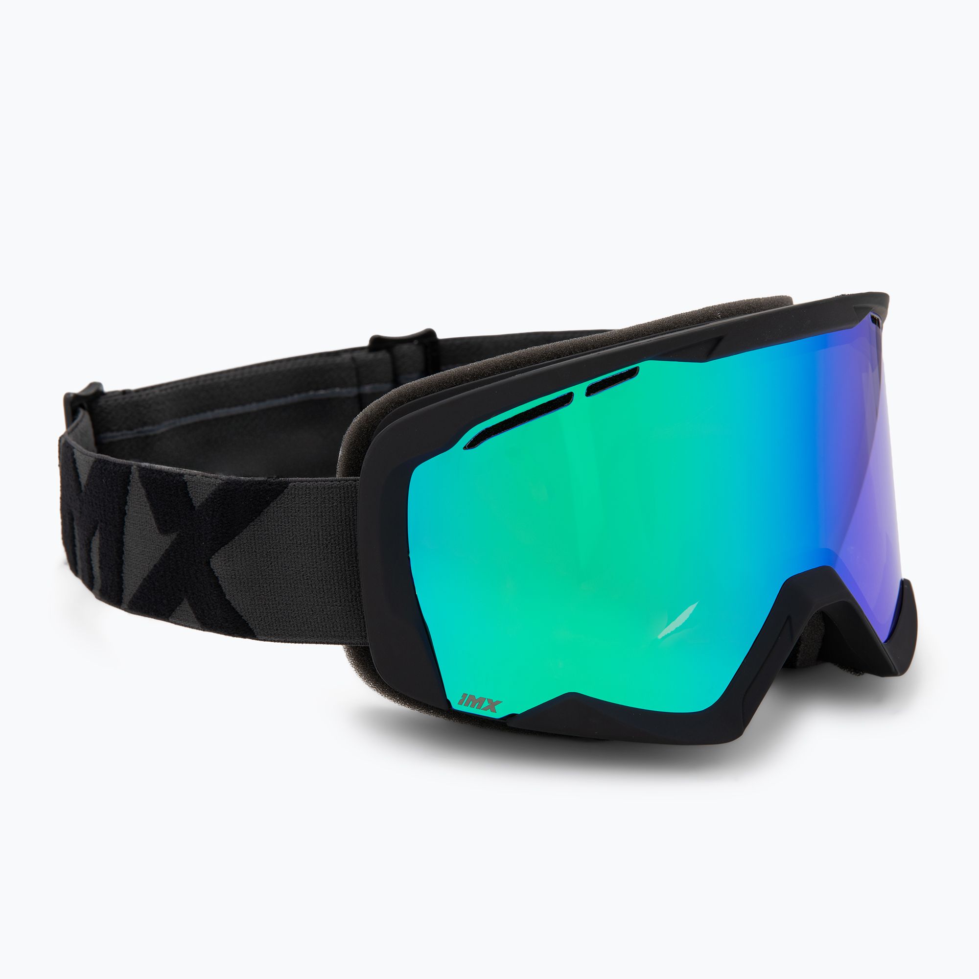 Lyžařské brýle IMX Snow black matt/black/green iridium/brown (3802214 ...