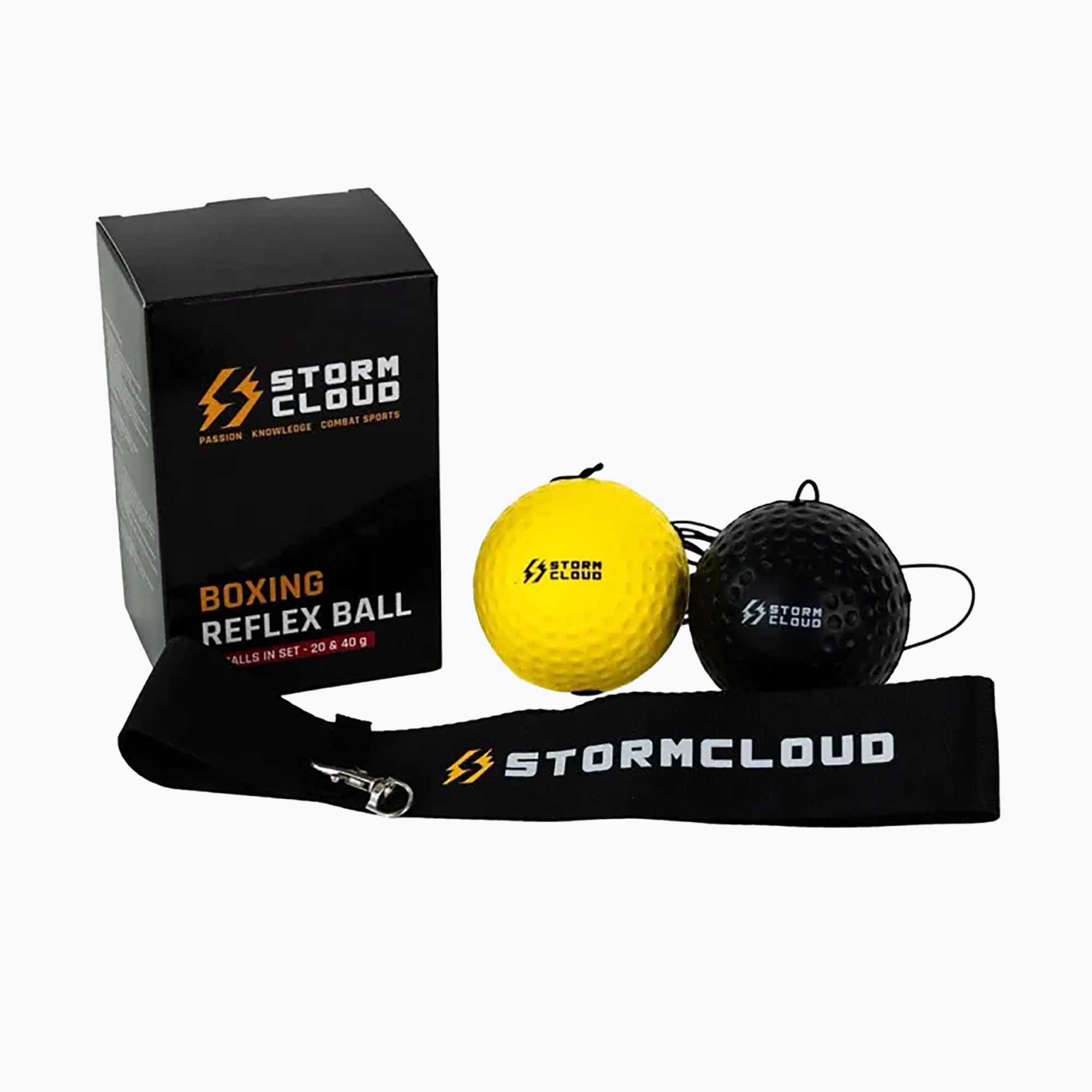 Reflexní míčky StormCloud Reflex Ball Duo yellow/black (600650 ...