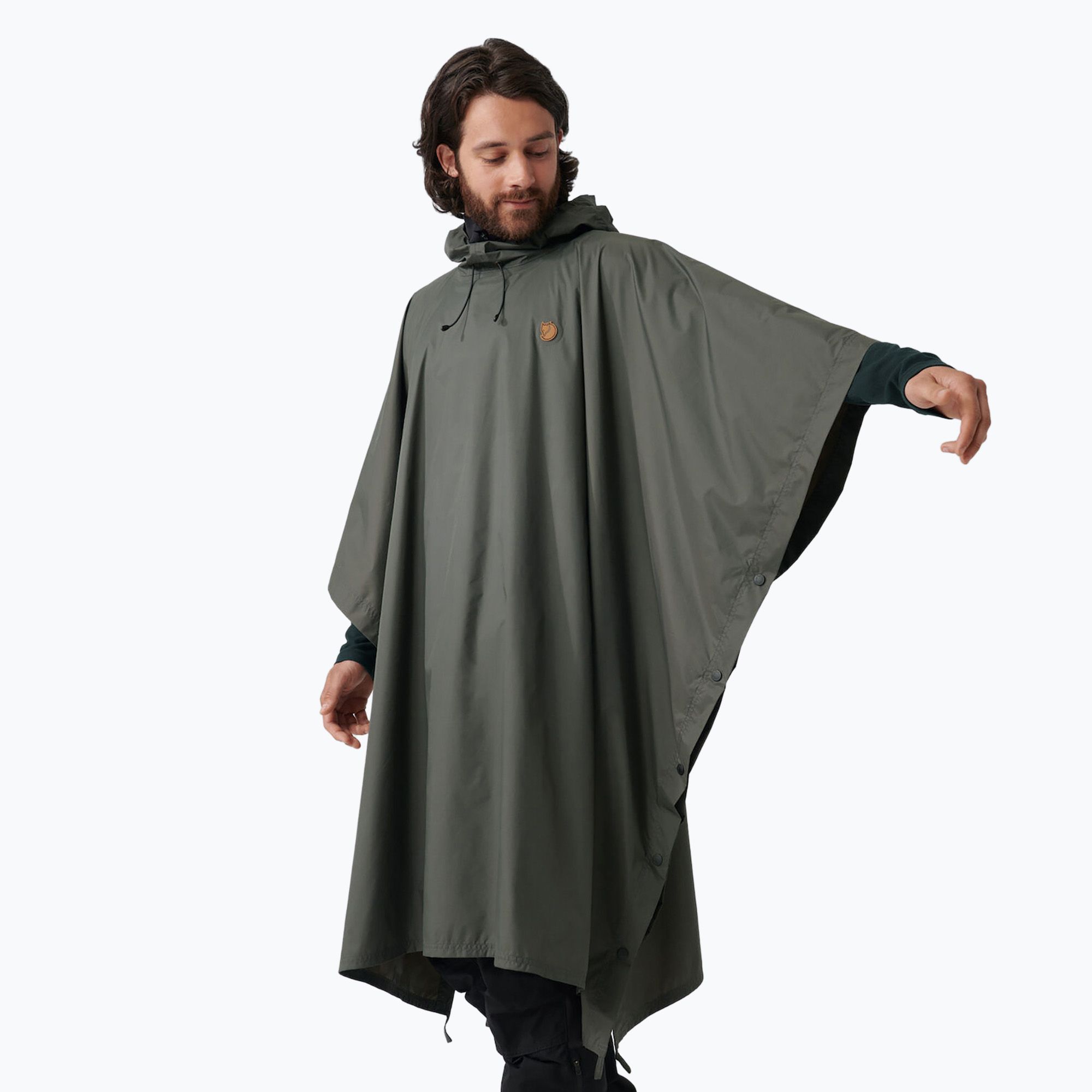 Pláštěnka Fjällräven Poncho dark olive (F80724) - Sportano.cz