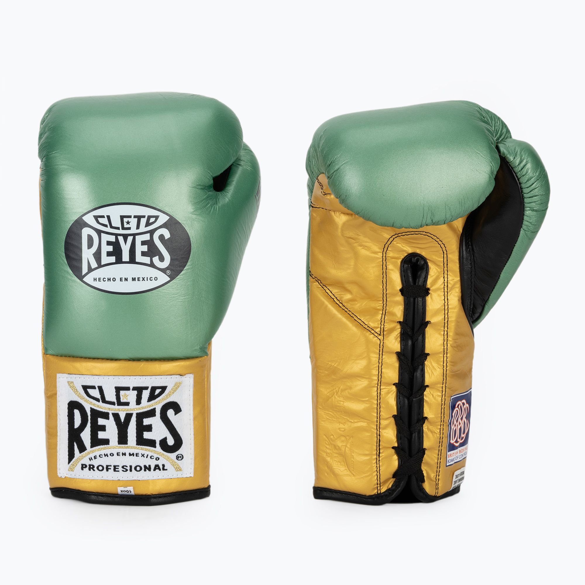 Boxerské rukavice Cleto Reyes Boxing Gloves creen metallic/gold ...