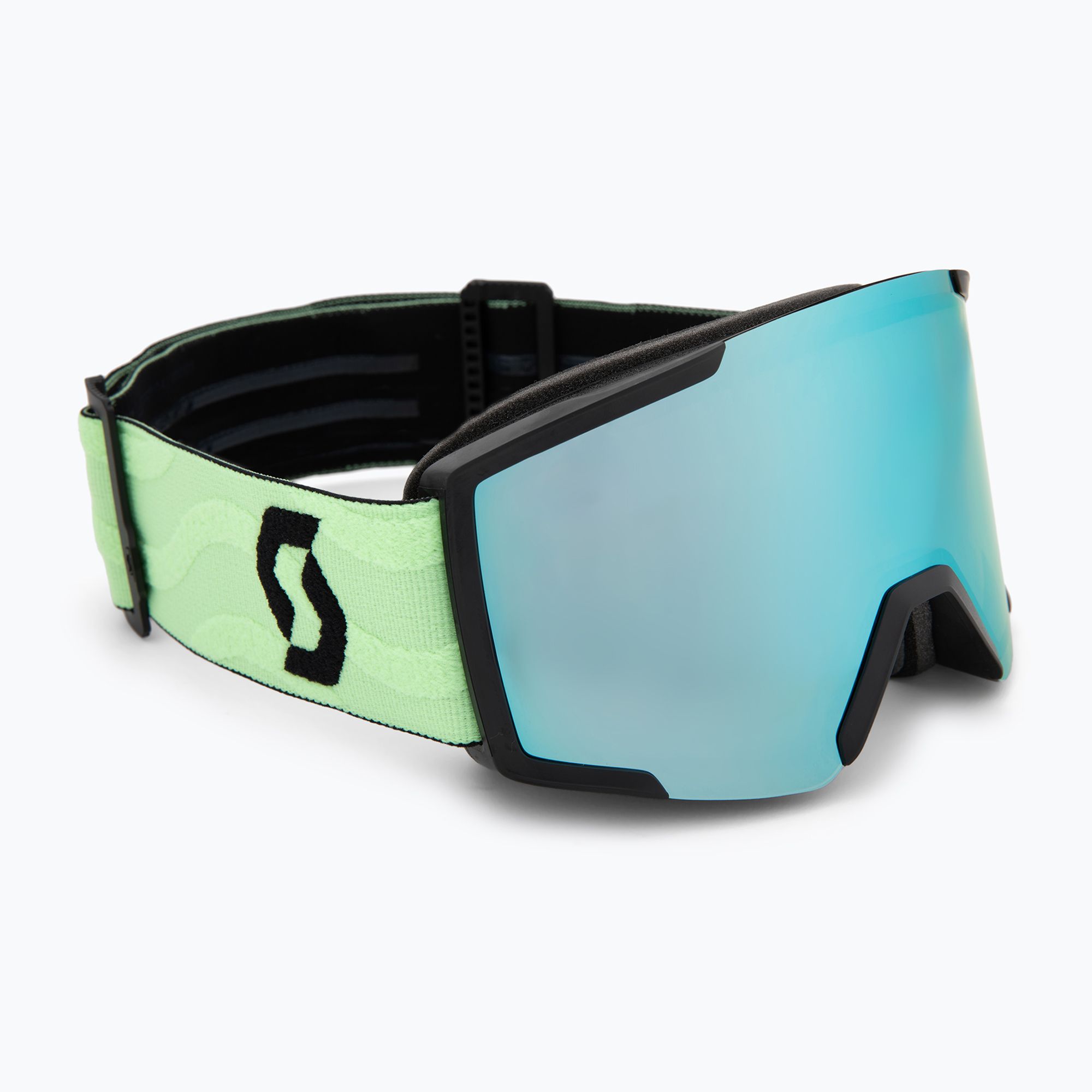 Lyžařské brýle SCOTT Shield glow green/amp ice chrome (277837 ...