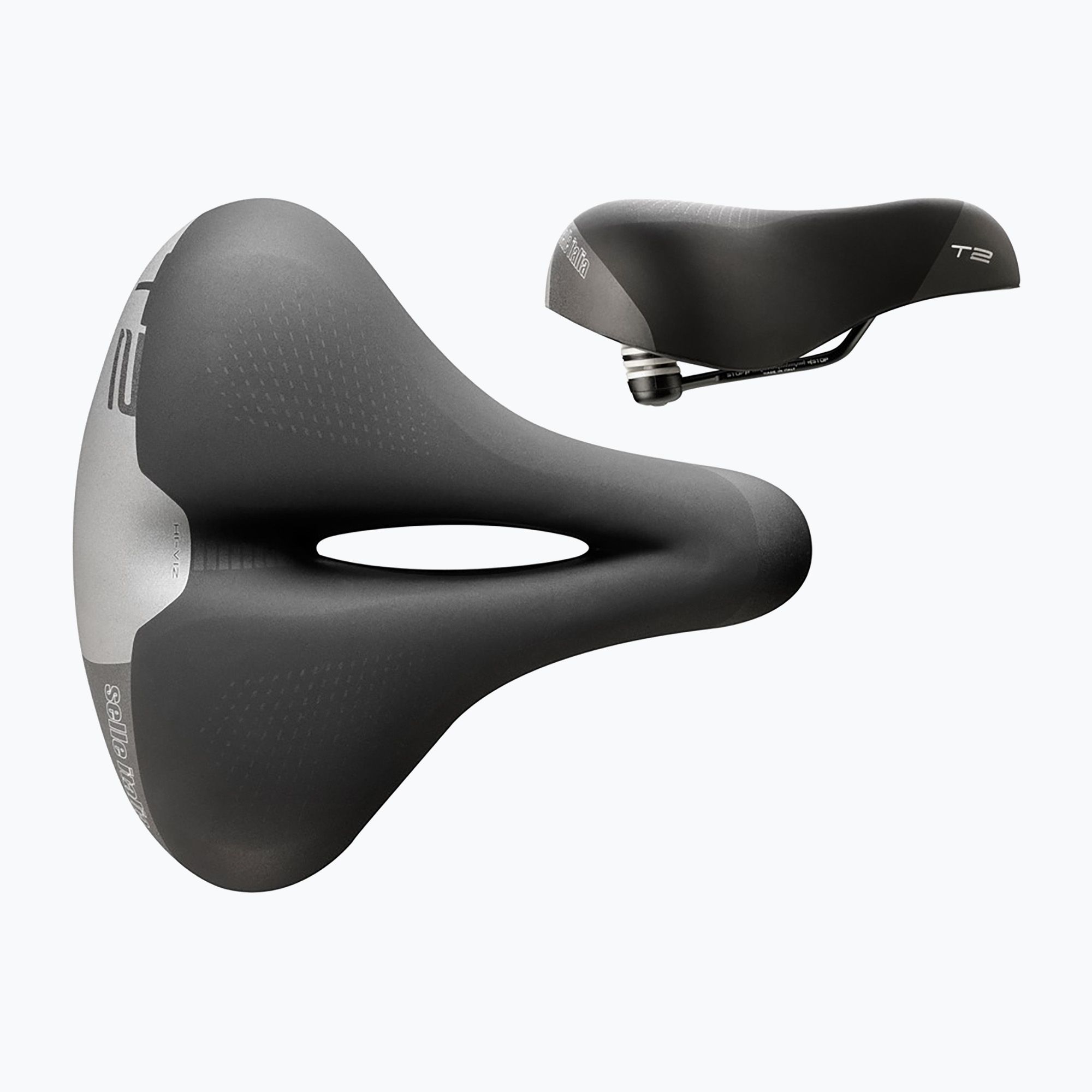 Sedlo na kolo Selle Italia Sportouring T 2 Flow, Fec Alloy Rail, Soft-Tek, Light Gel black (SIT ...