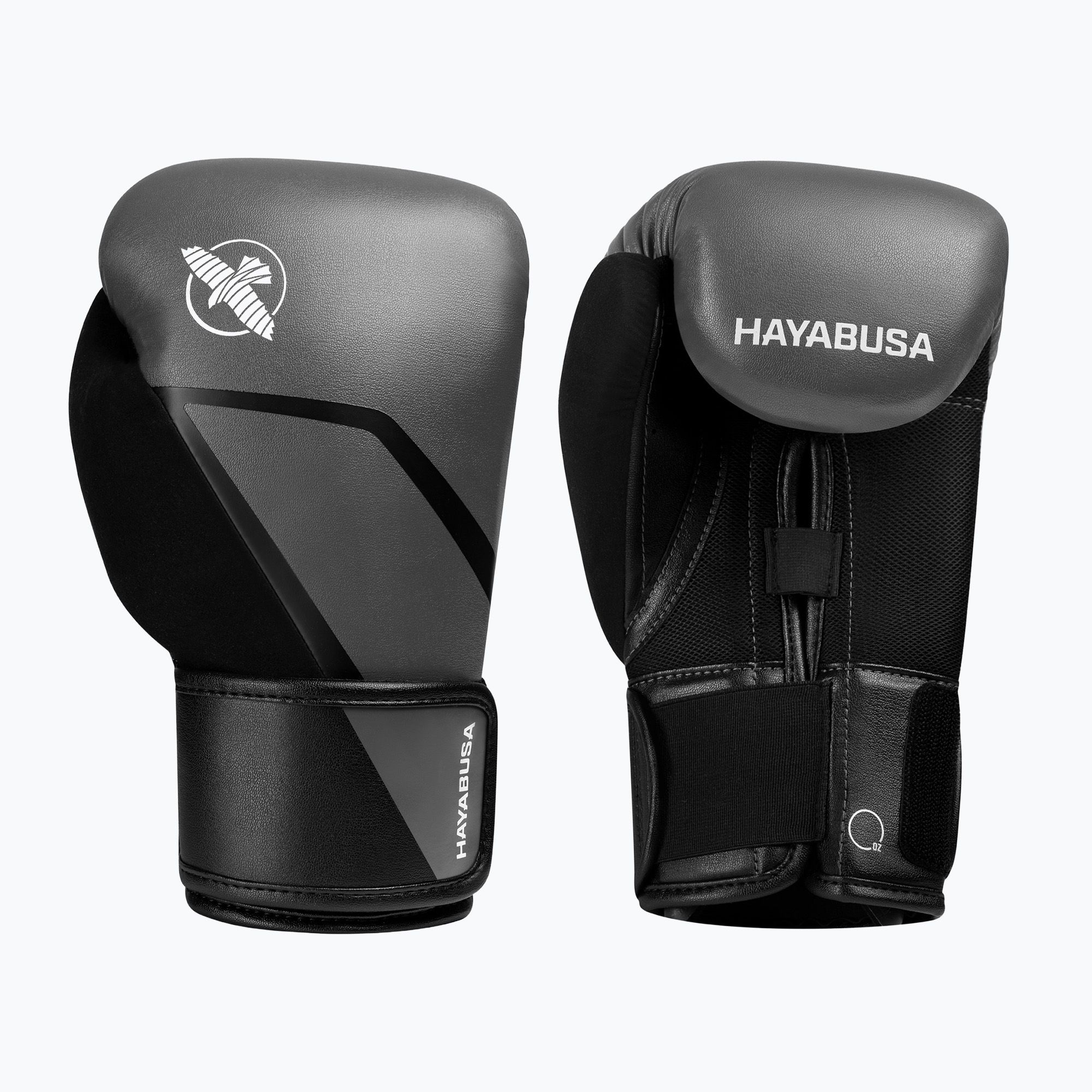 Boxovací rukavice Hayabusa E1 Boxing grey/black (E1BG-GYBK) - Sportano.cz