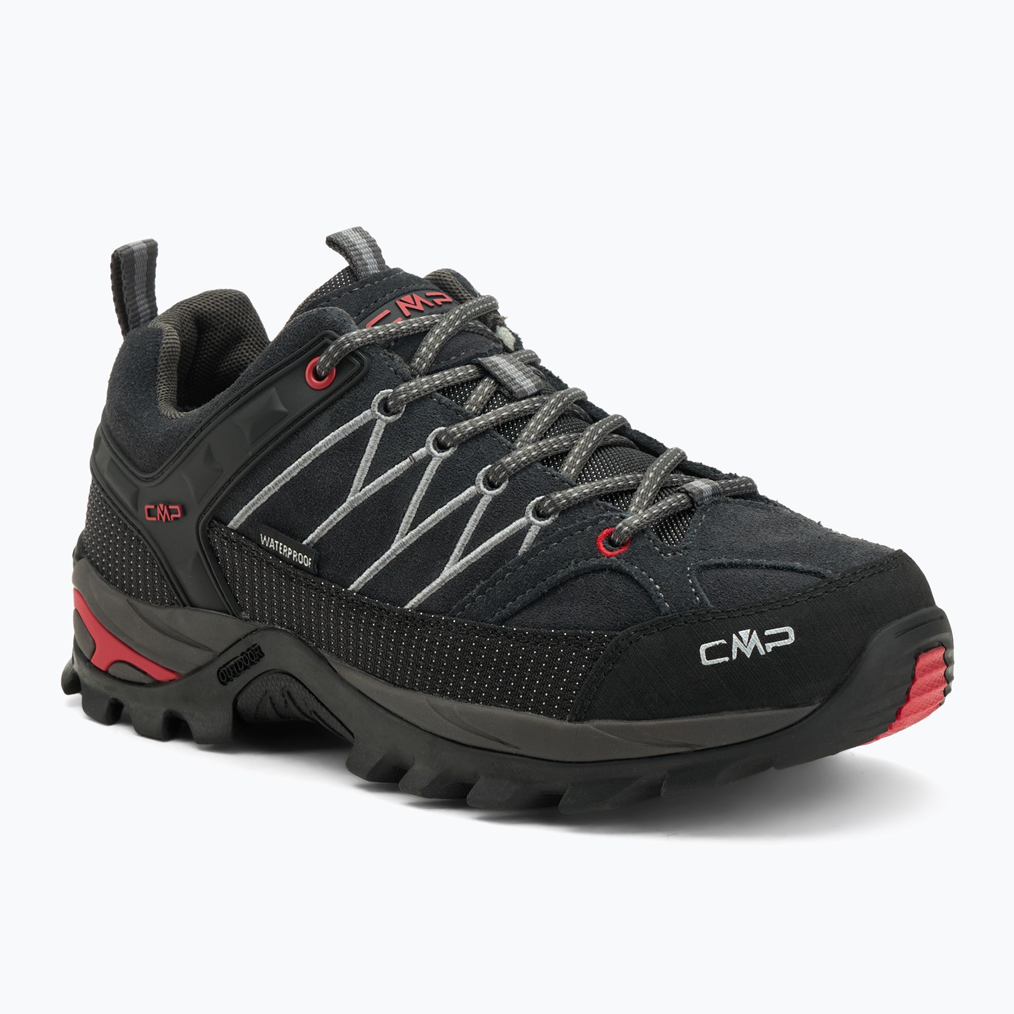 Pánské trekové boty CMP Rigel Low titanium/red (3Q13247/60UU) - Sportano.cz