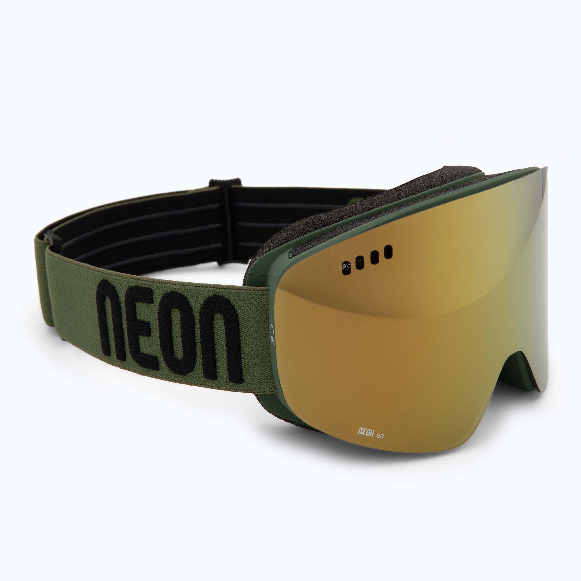Lyžařské brýle Neon Light army green/mirror bronze (LGCM M20) - Sportano.cz