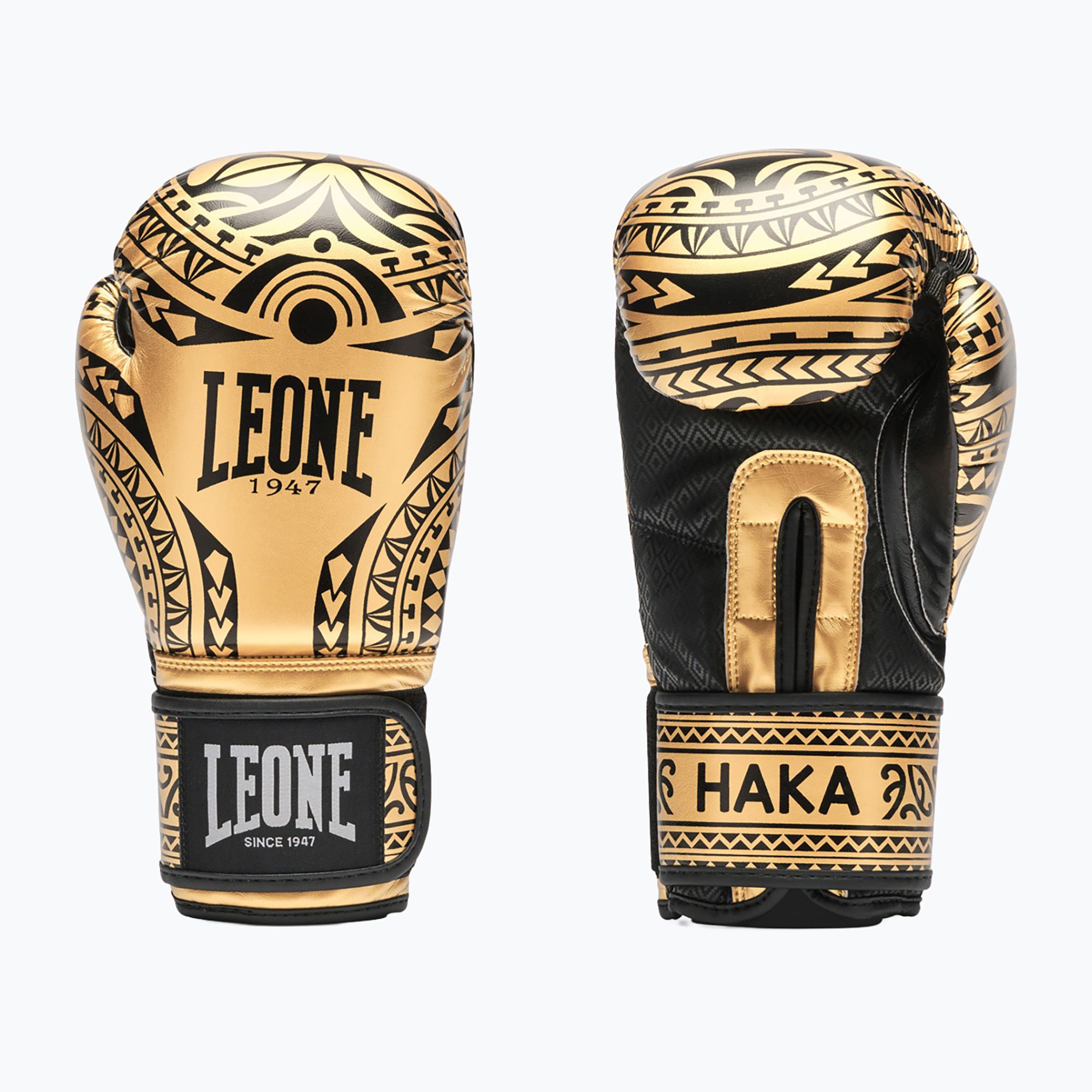 Boxerské rukavice LEONE 1947 Haka golden (GN329) - Sportano.cz