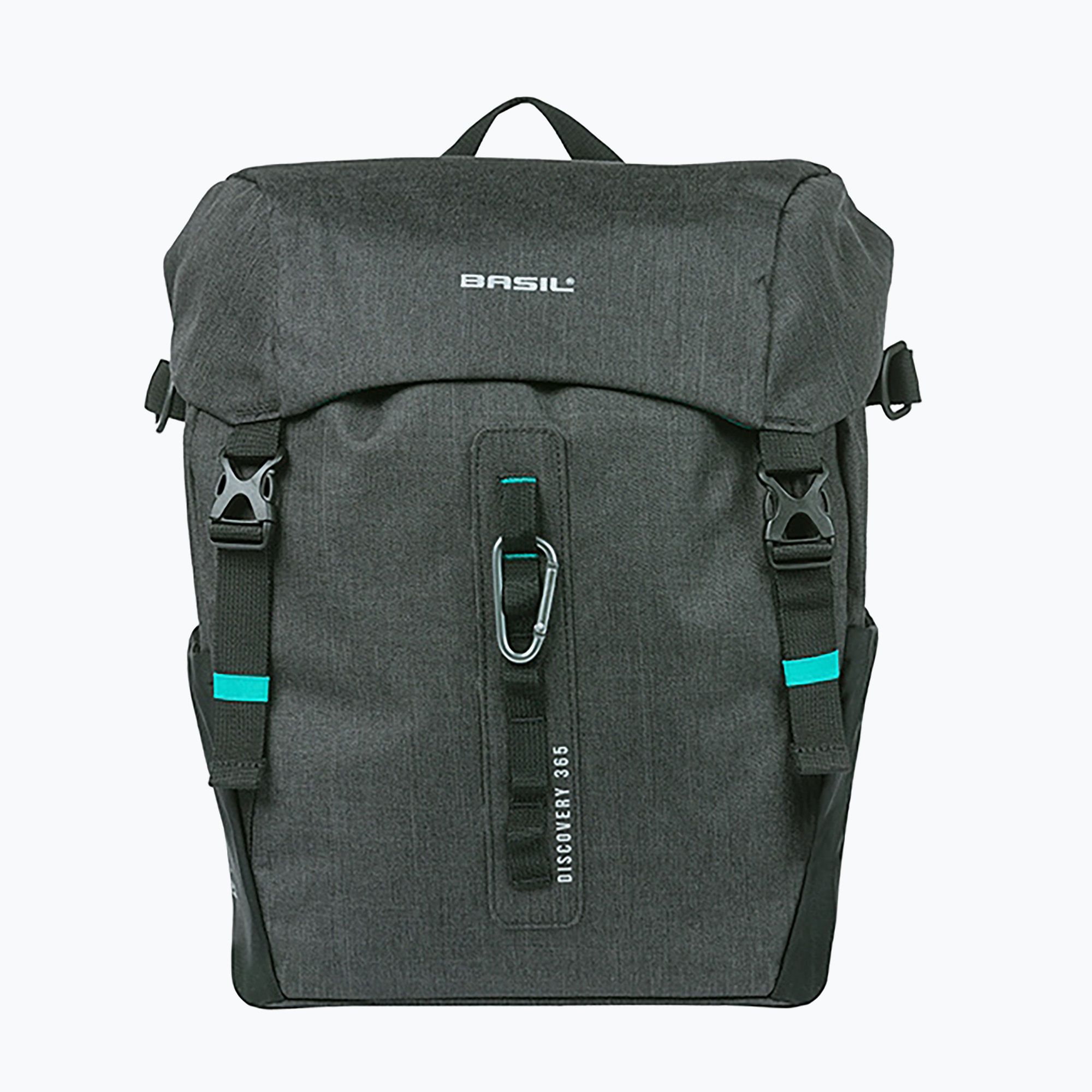 Cyklistická brašna Basil Discovery 365D Single Bag MIK Hooks 20 l black ...