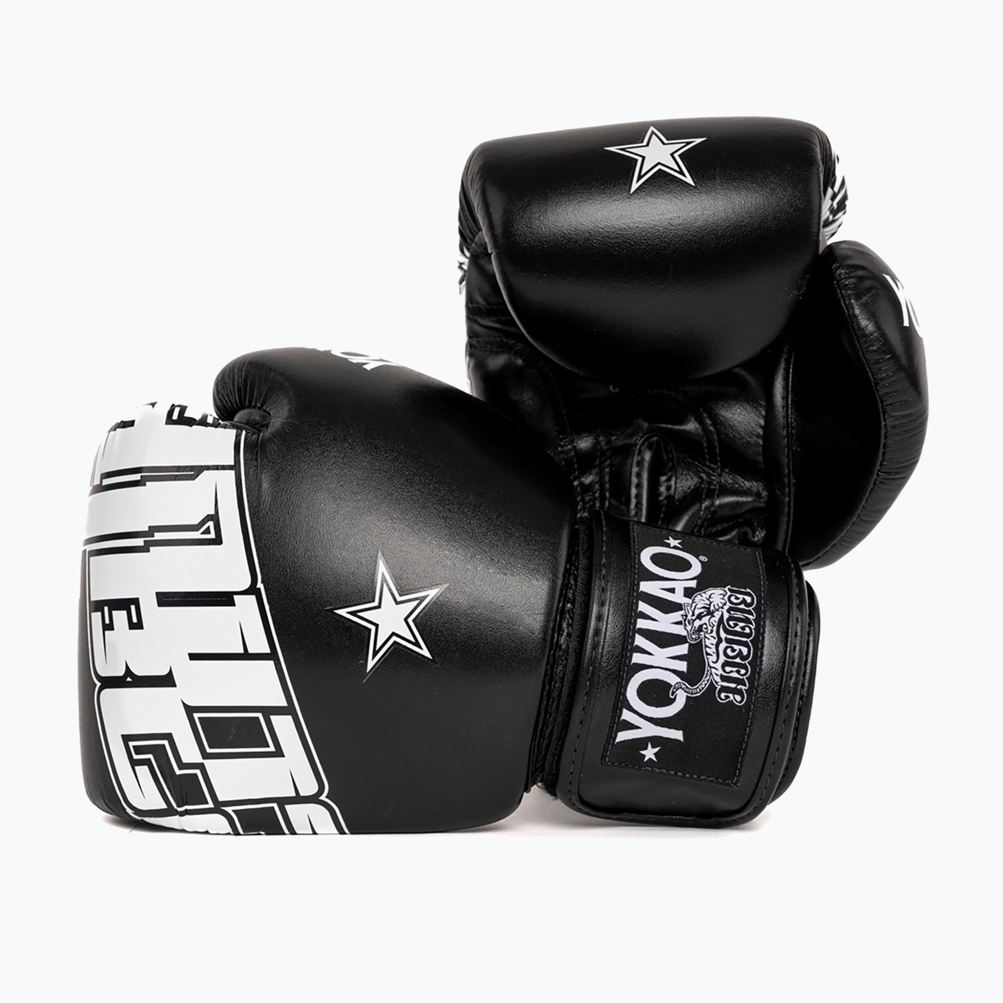 Boxerské rukavice YOKKAO Lettering Boxing black (BYGL-LT-1) - Sportano.cz