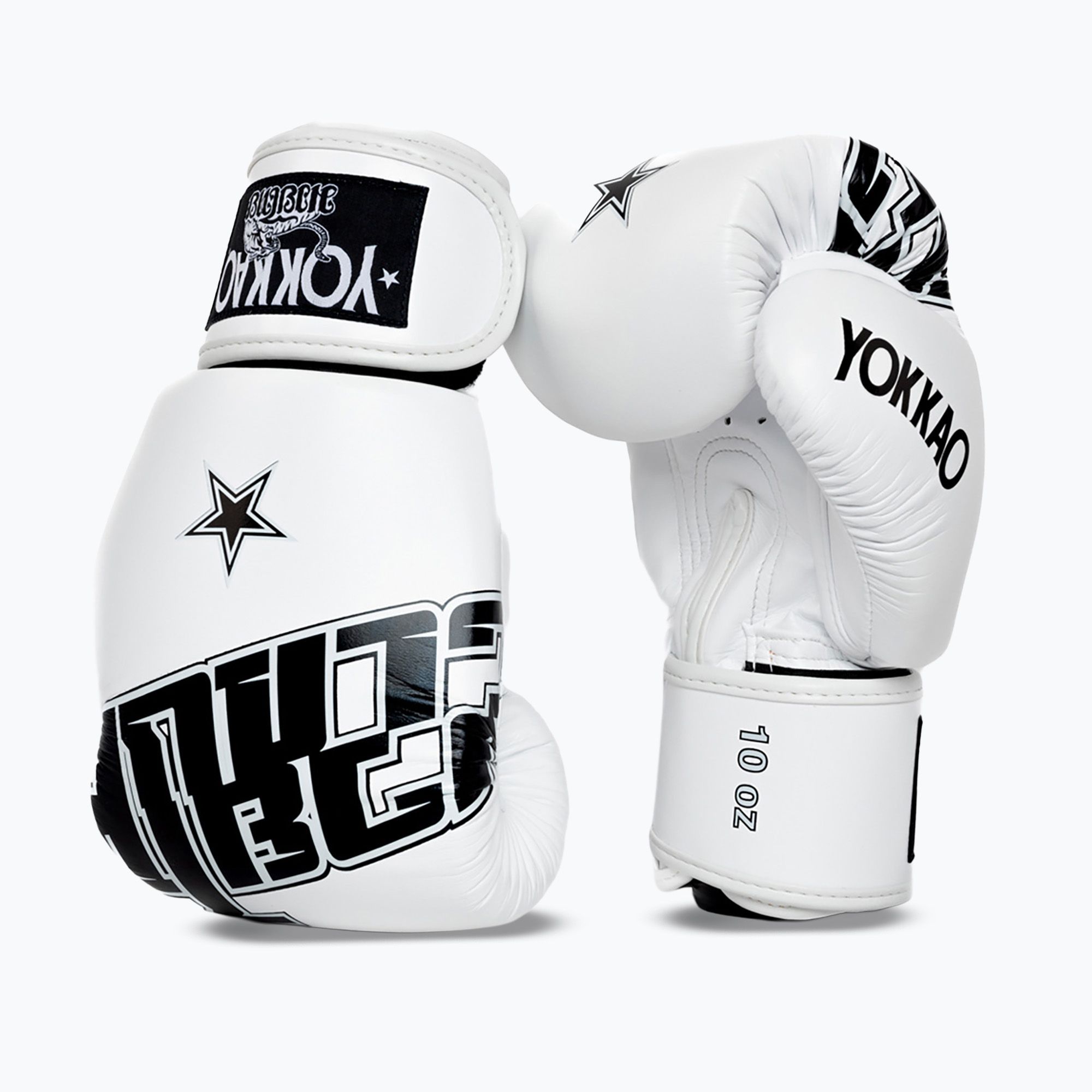 Boxerské rukavice YOKKAO Lettering Boxing black (BYGL-LT-1) - Sportano.cz