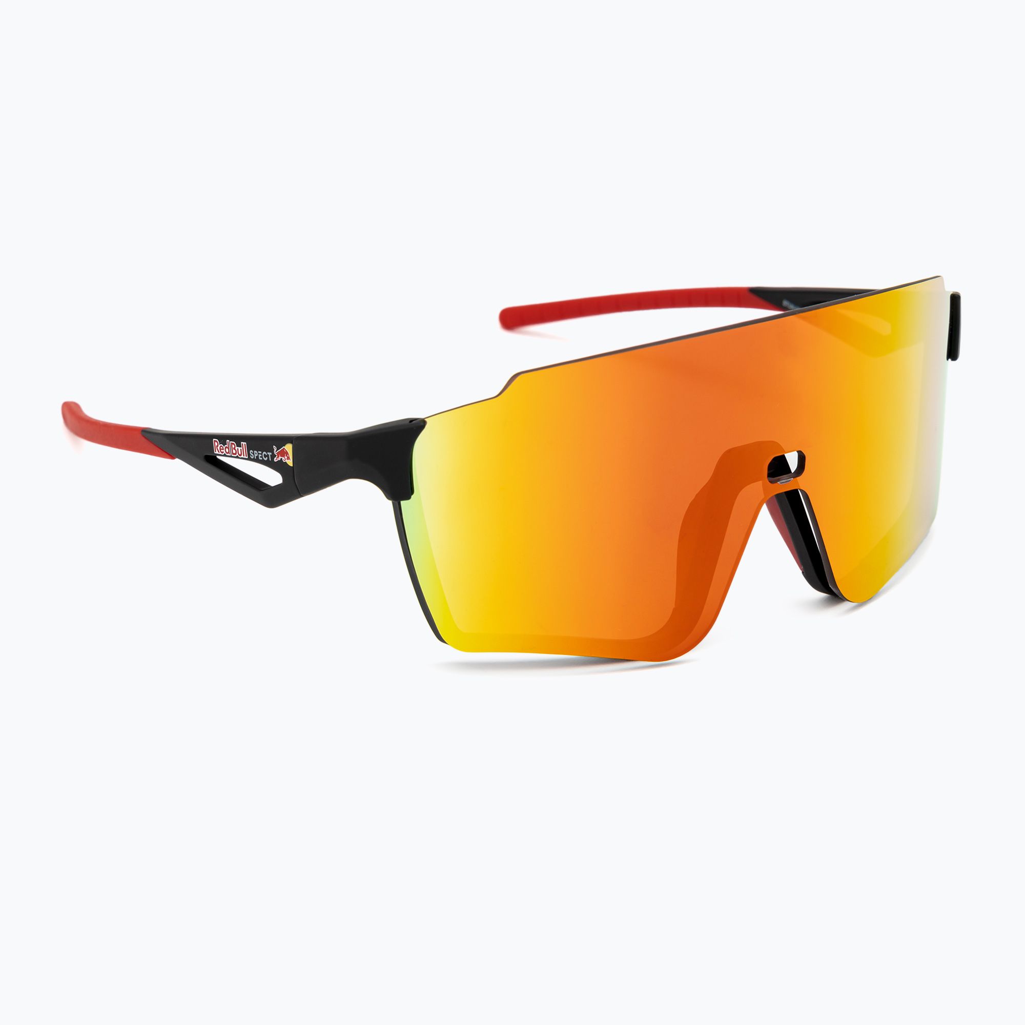 Sluneční brýle Red Bull SPECT Stun matt black/brown with red mirror ...