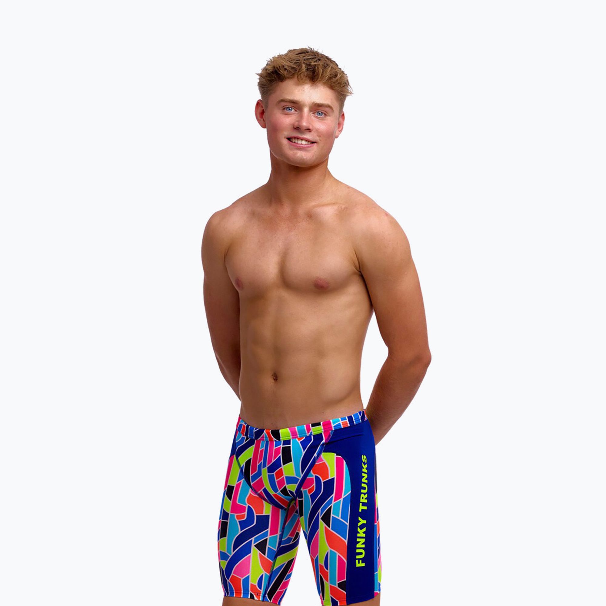 Dětské plavecké jammery Funky Trunks Training Jammers fault lines ...